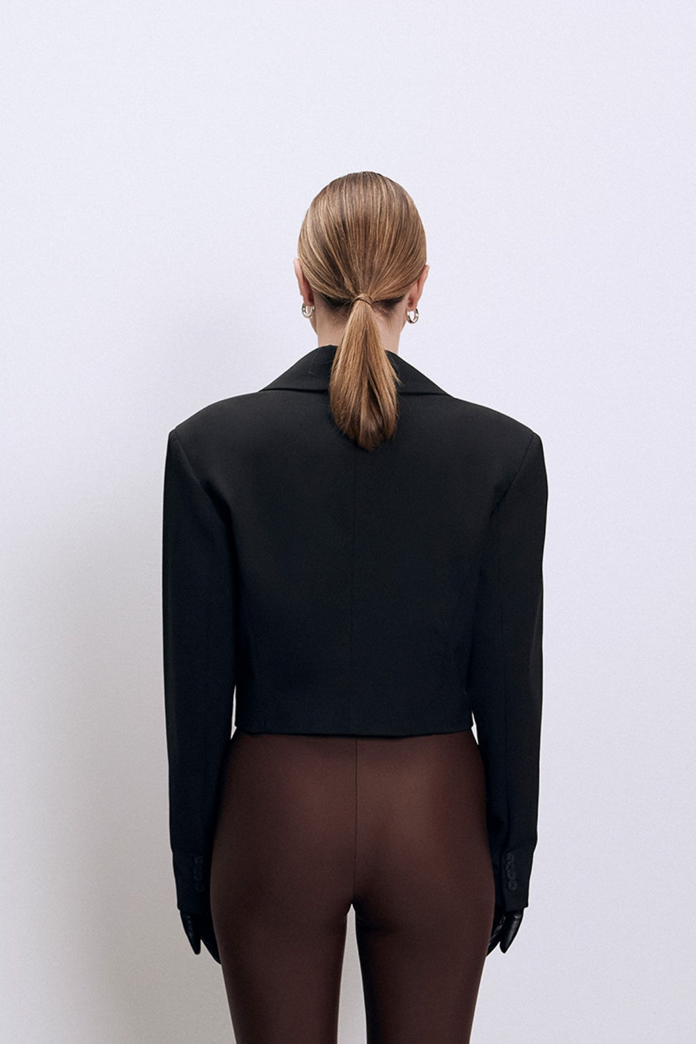 SIMONA WOOL CROPPED BLAZER | TeAdore | teadore.bg